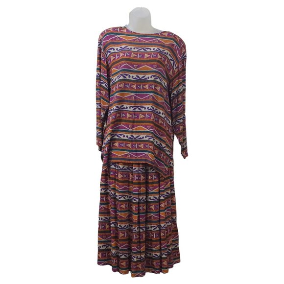 Pendleton | Dresses | Vintage Pendleton Womens 2piece Set Skirt Blouse ...